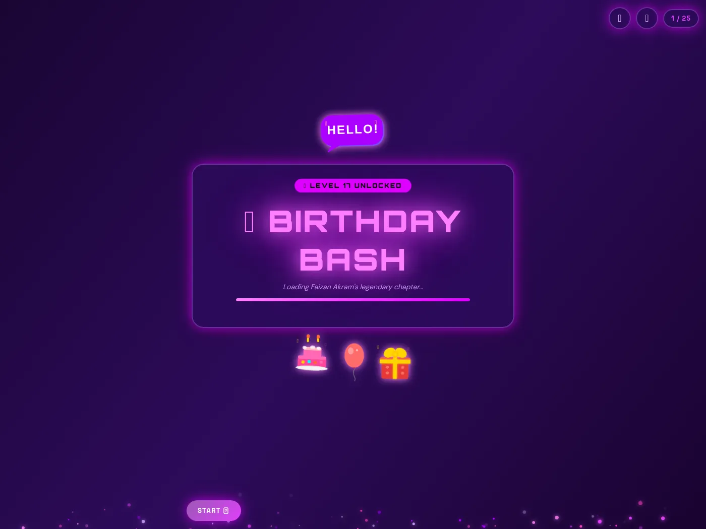 Level 17 Birthday Bash