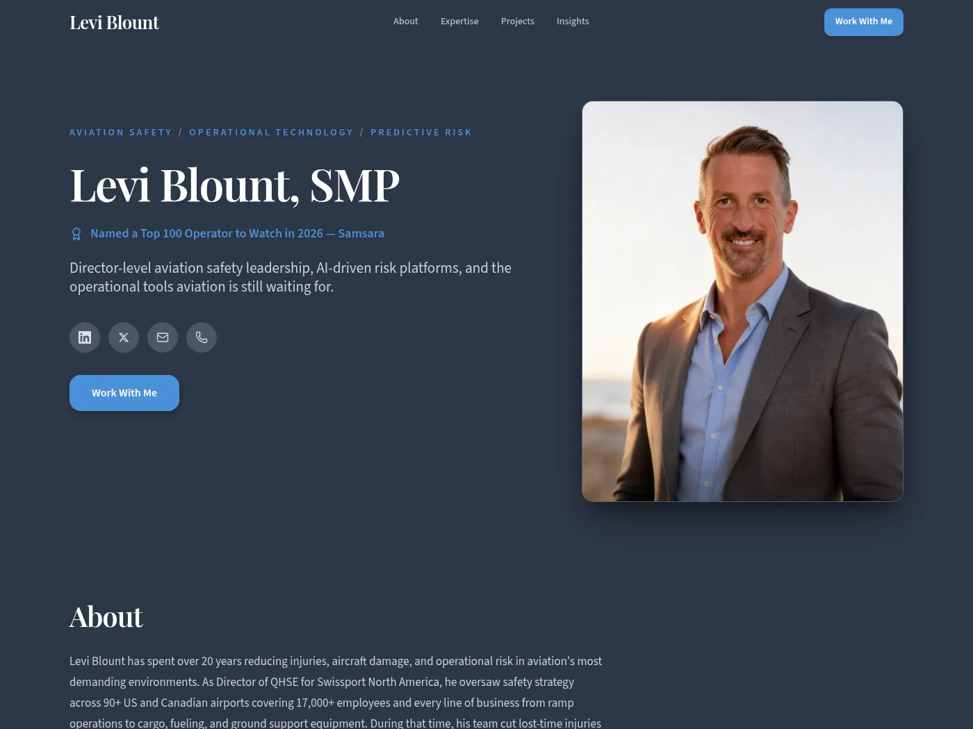 Levi Blount Brand Site