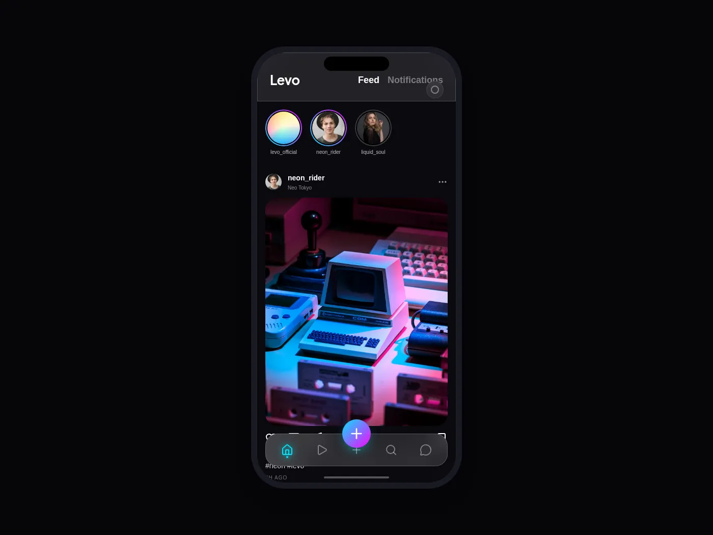 Levo Neon Liquid App