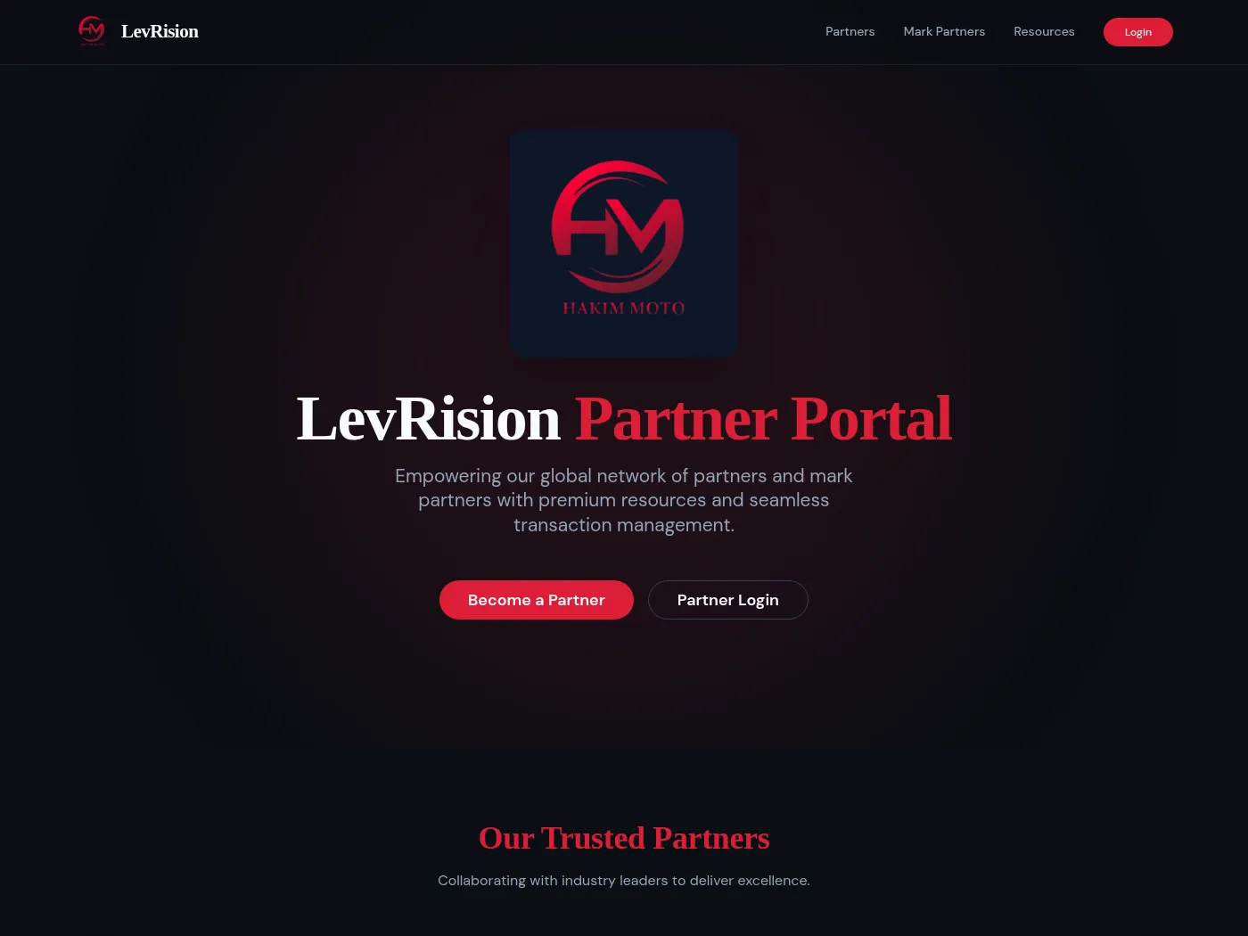 LevRision Partner Portal