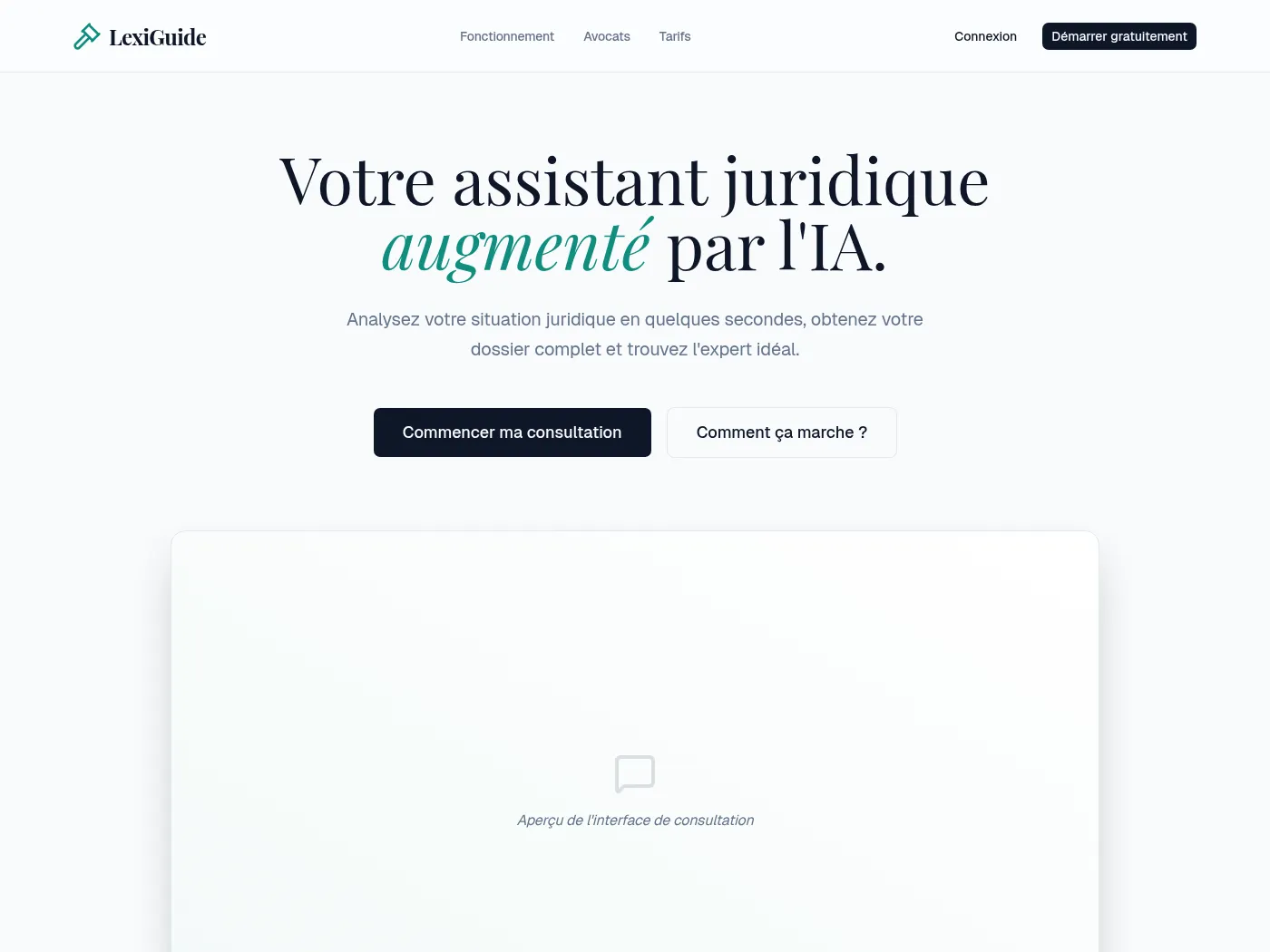 LexiGuide Legal Assistant