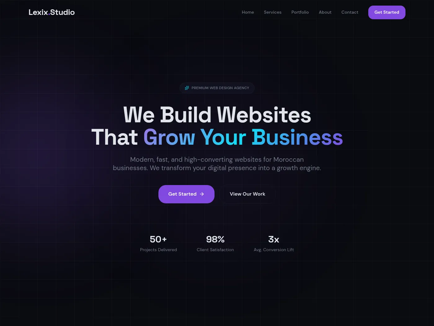 Lexix Studio Web Presence