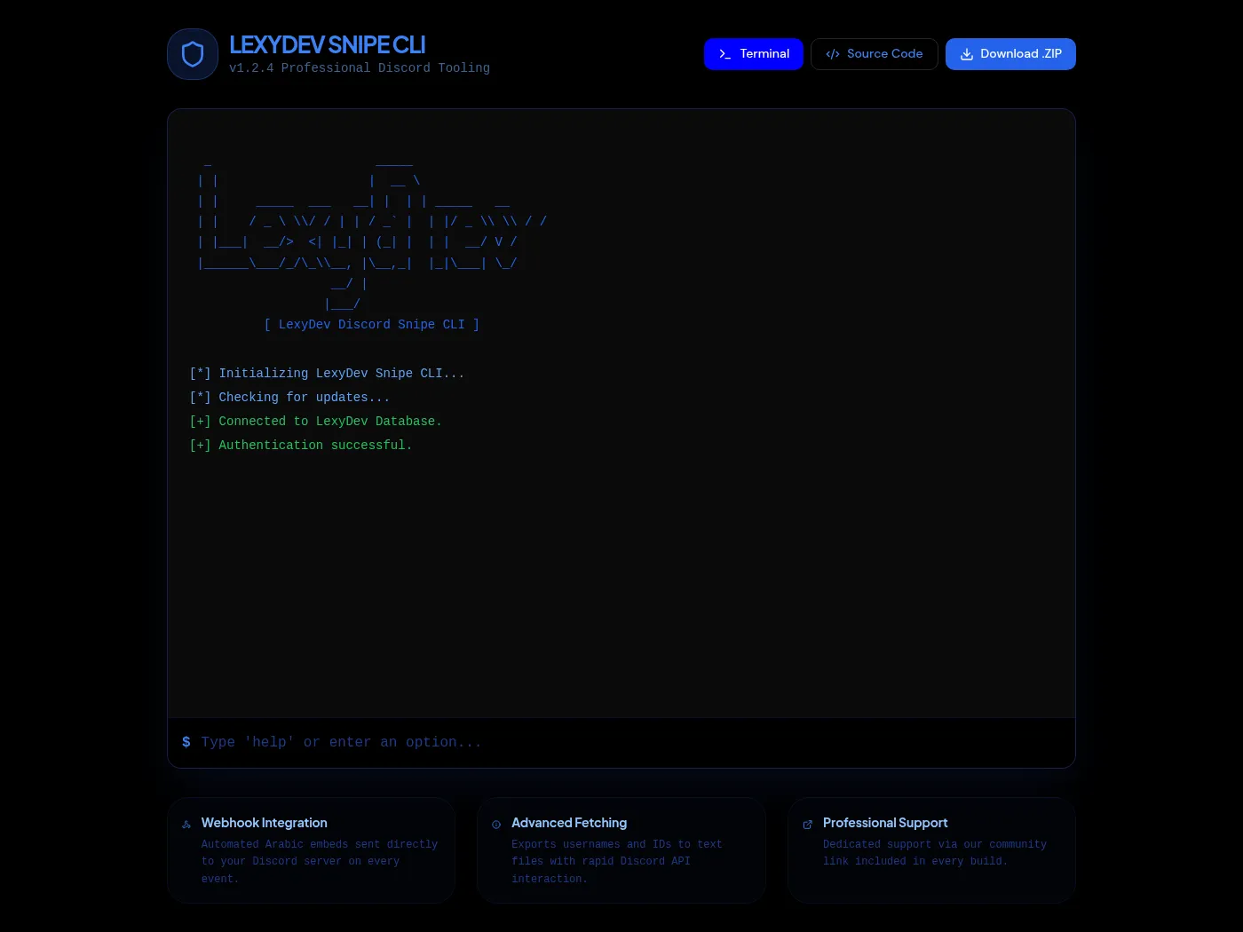 LexyDev Discord Snipe CLI