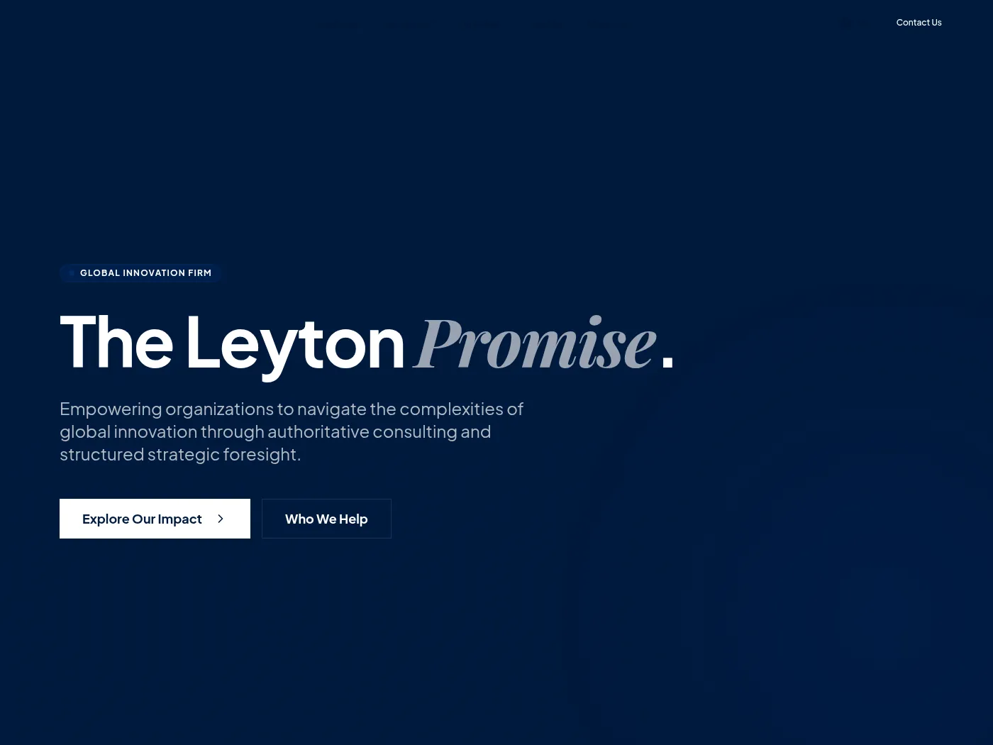 Leyton Vision Homepage