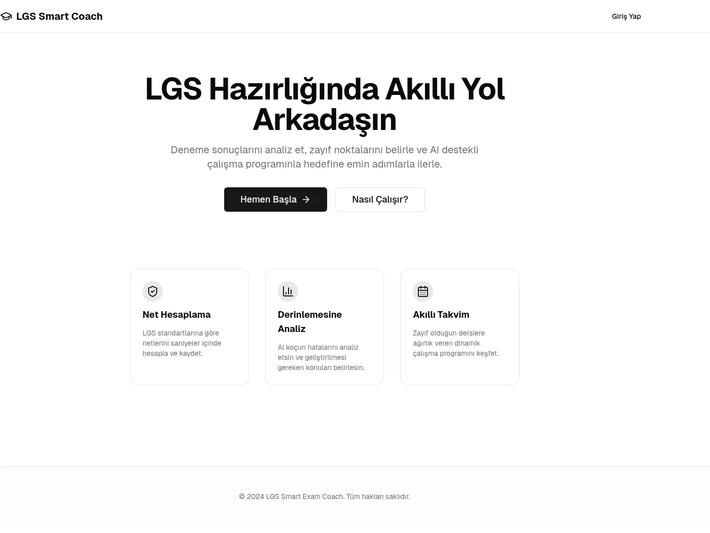 LGS Smart Exam Coach