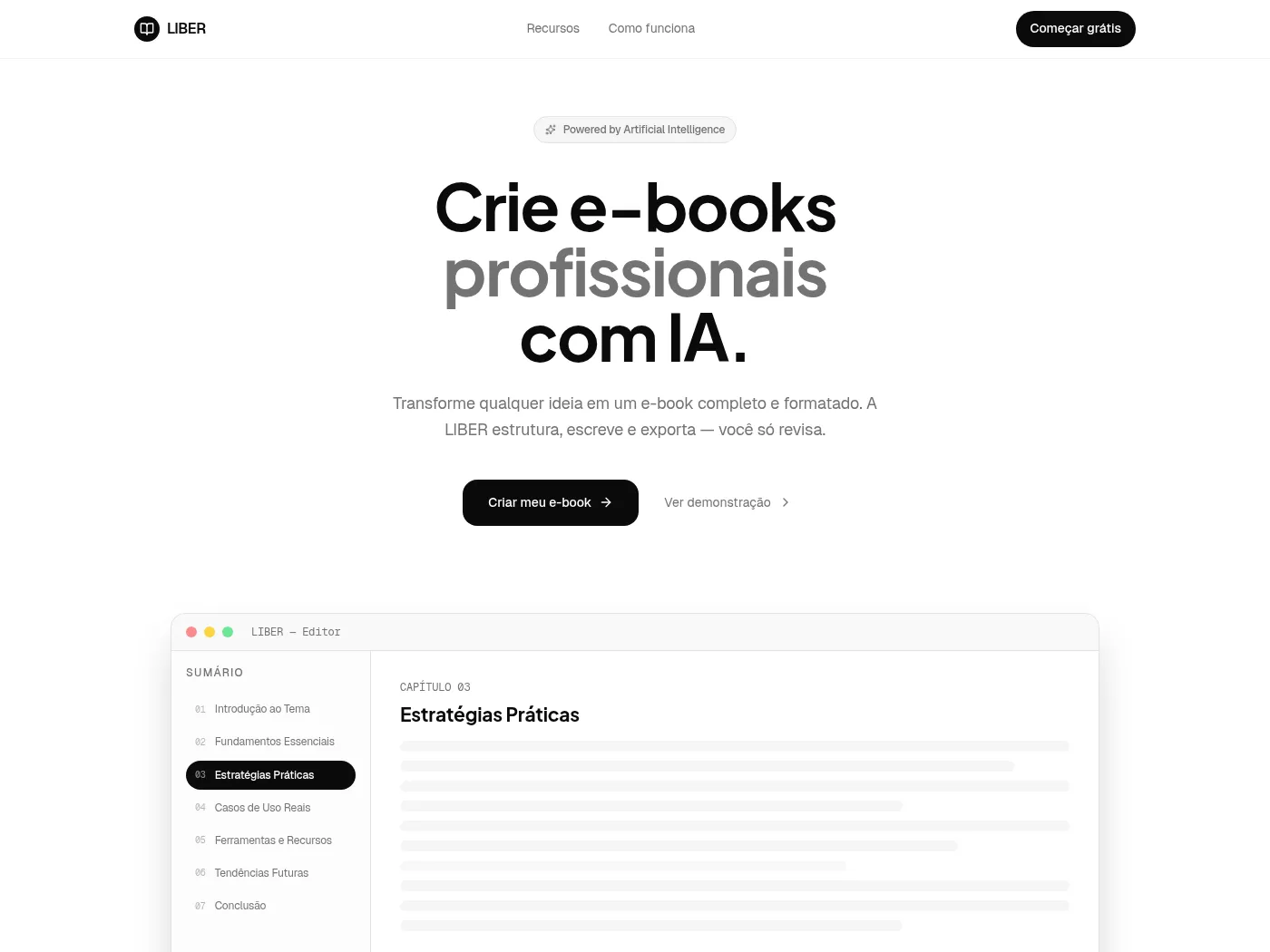 LIBER AI E-book Studio