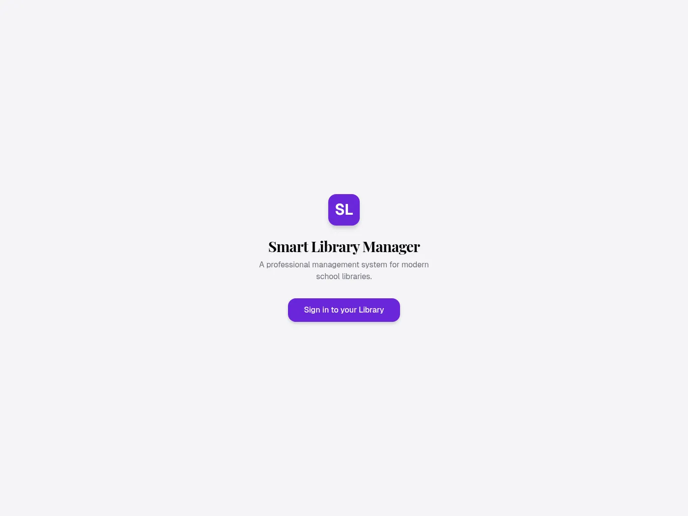 Smart Library Manager