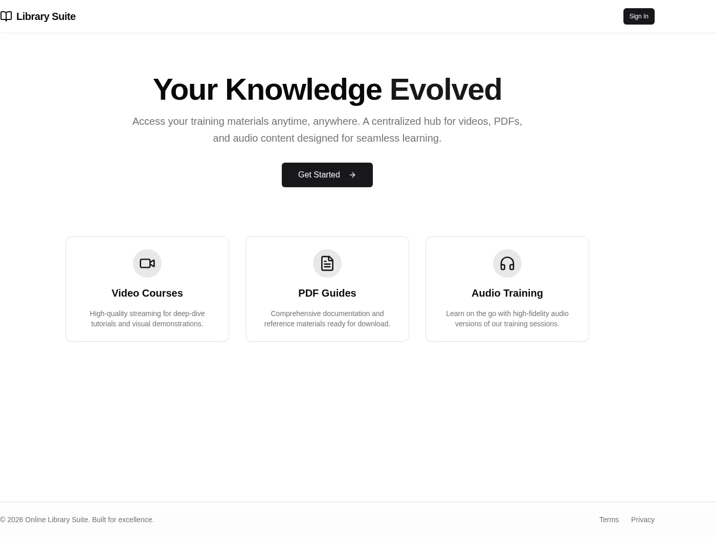 Online Library Suite