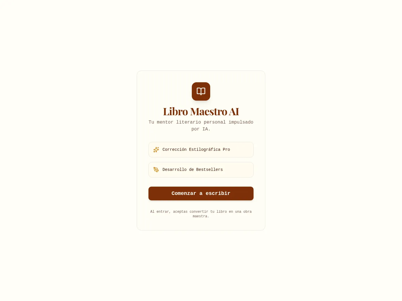 Libro Maestro AI