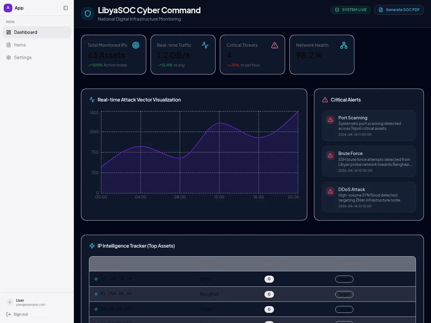 LibyaSOC AI Cyber Monitor