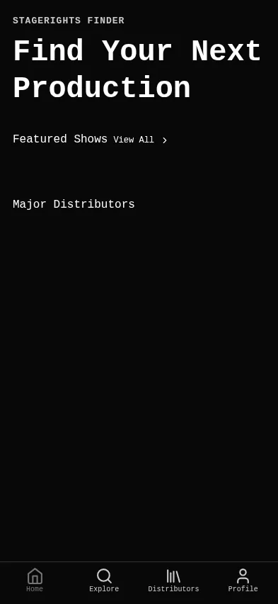 StageRights Finder