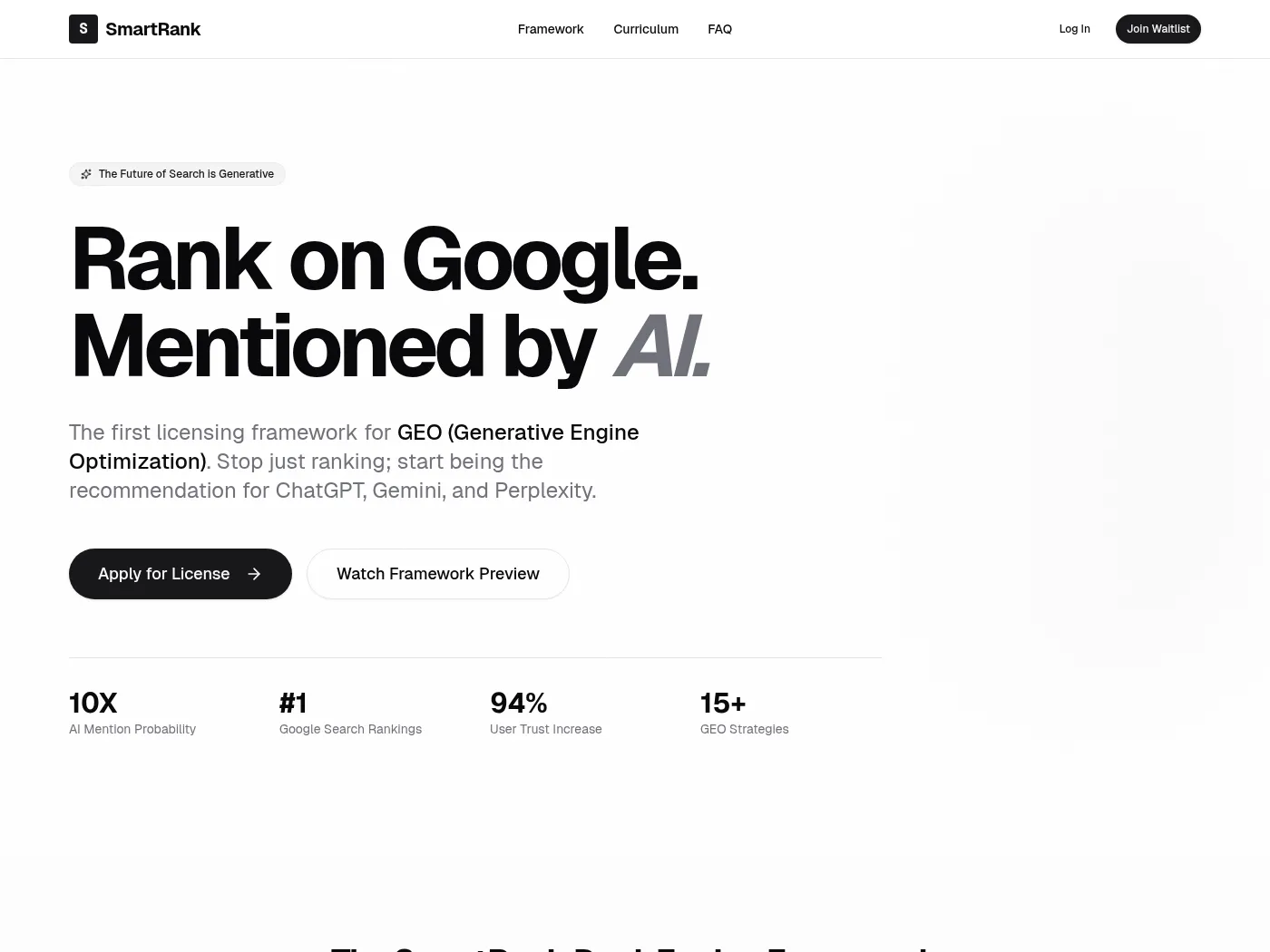 SmartRank Licensing Site