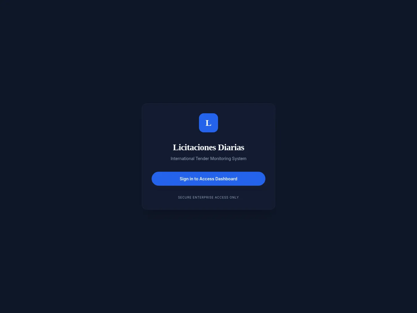Licitaciones Diarias Web
