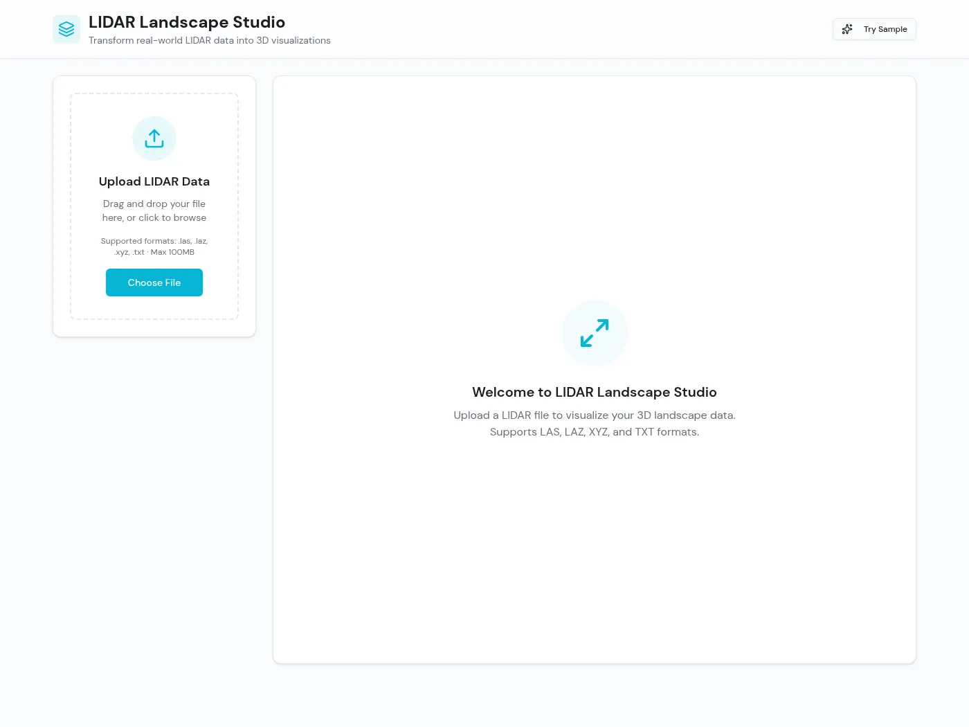 LIDAR Landscape Studio