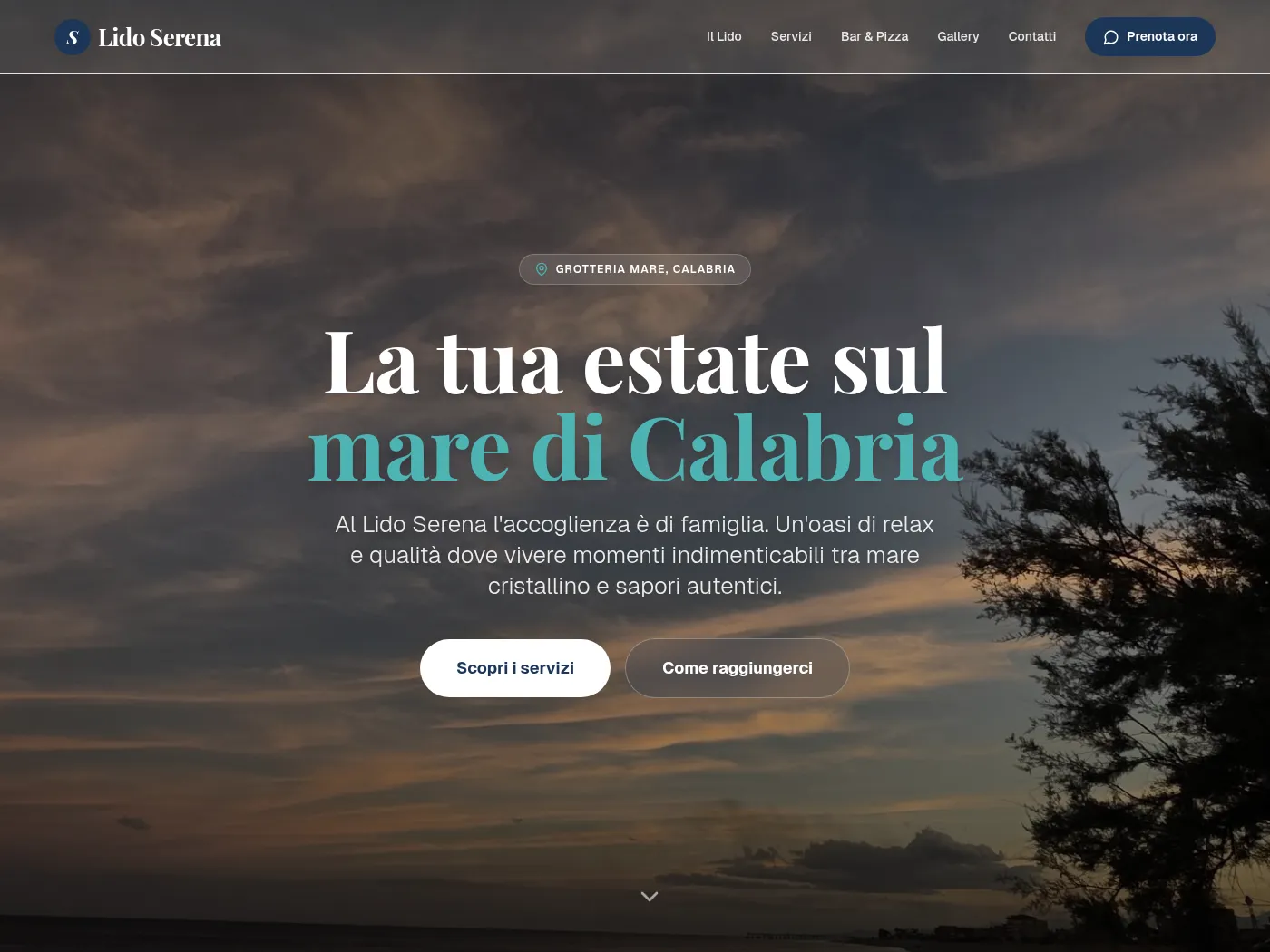 Lido Serena Web Experience