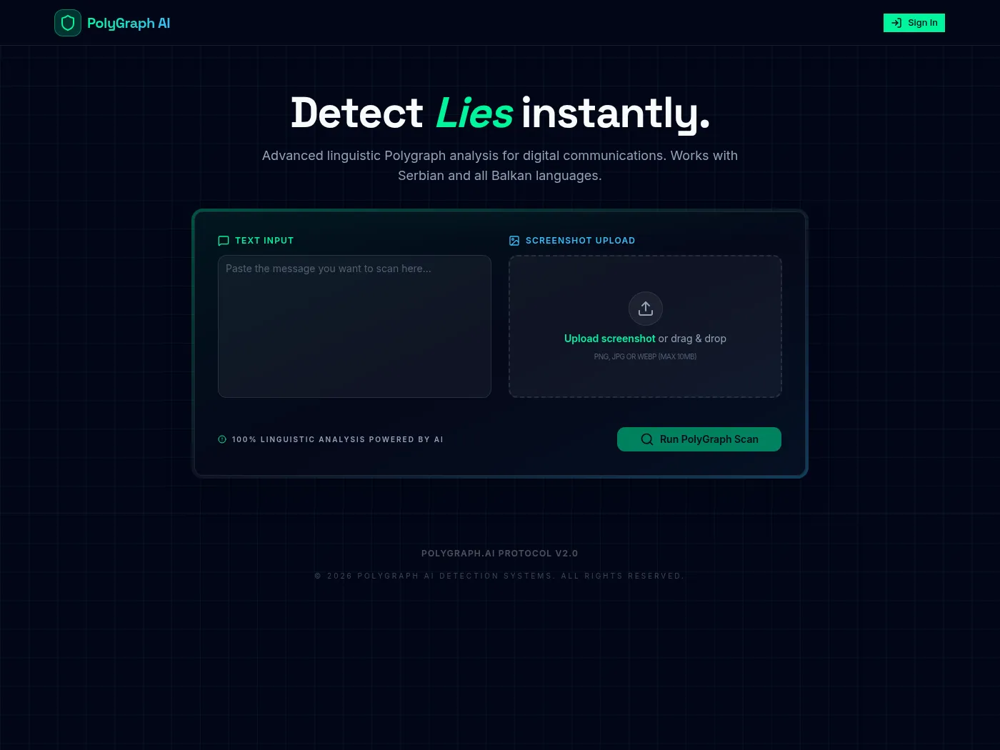 PolyGraph AI Detector