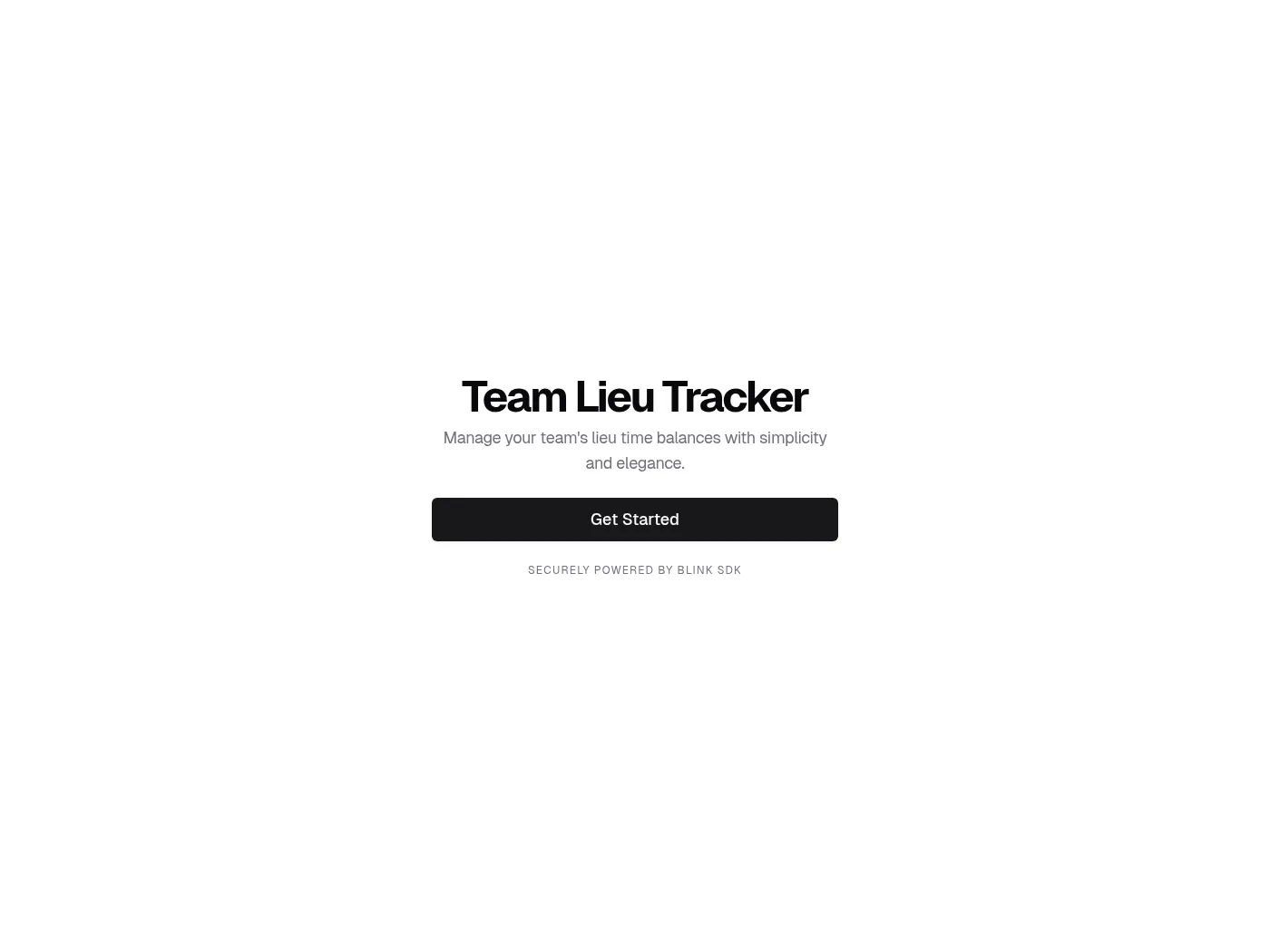 Team Lieu Tracker