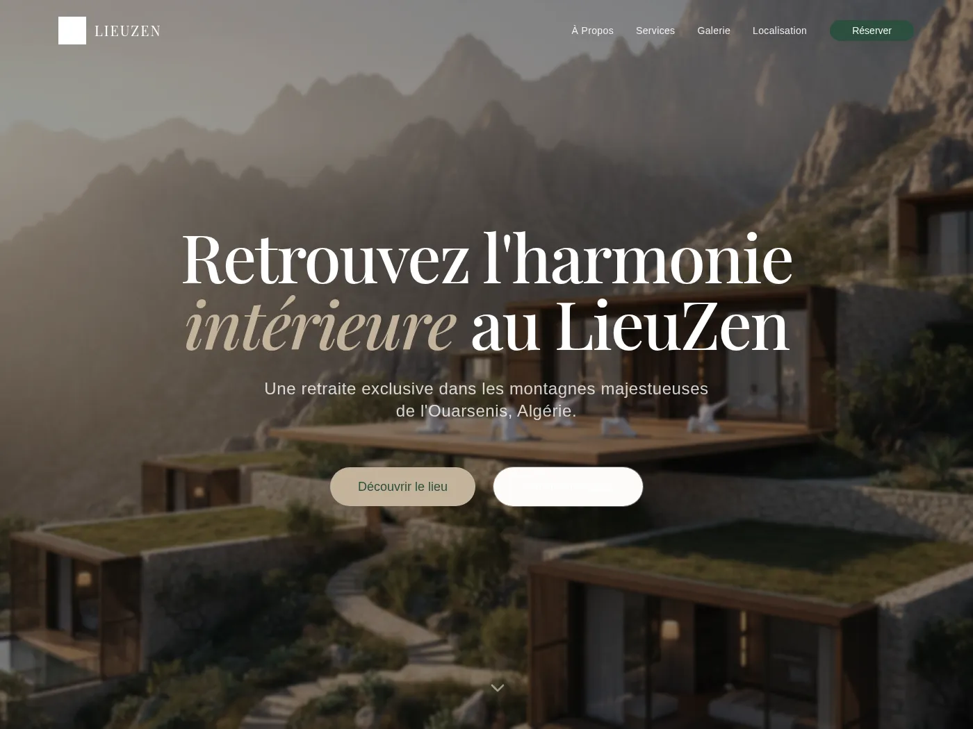 LieuZen Landing Page