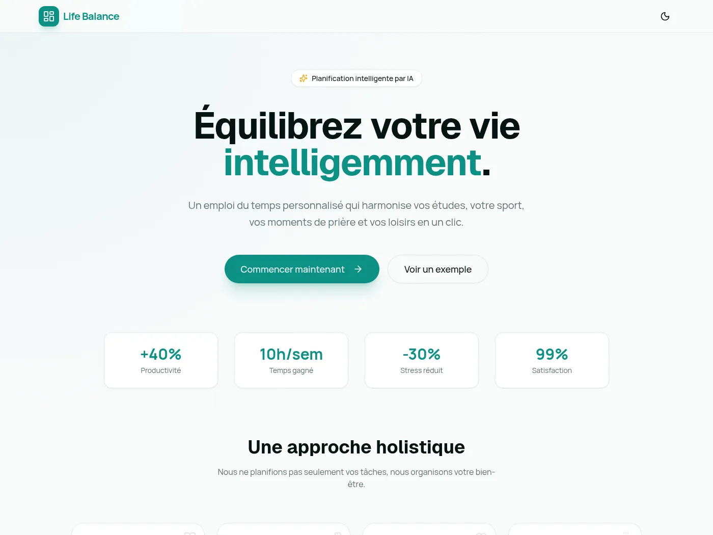 Life Balance Scheduler