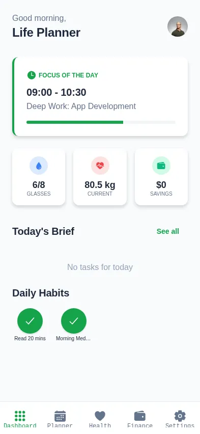 Life Planner Digital App