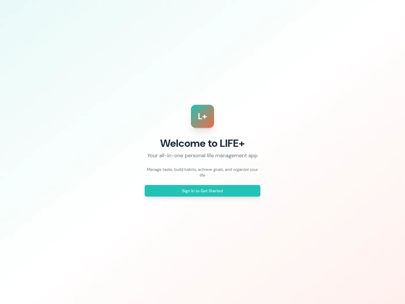LIFE+ Personal Dashboard
