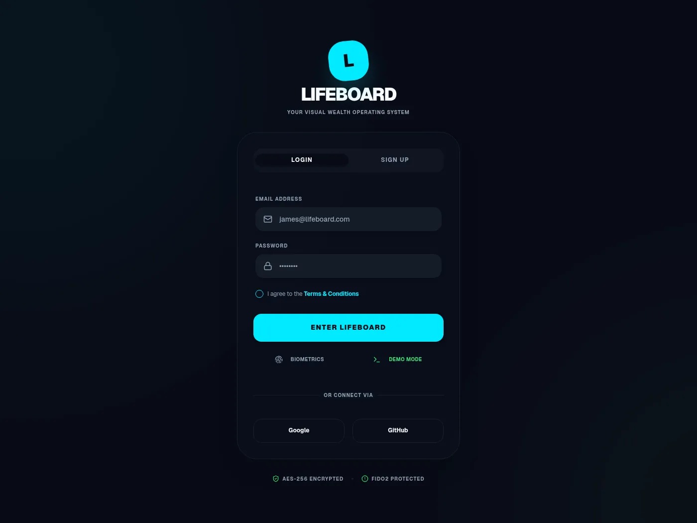 Lifeboard Finance MVP