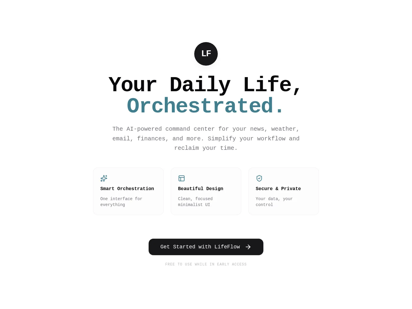 LifeFlow AI Assistant