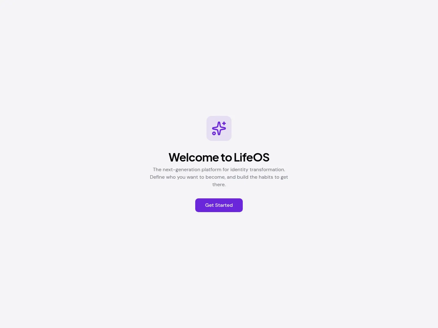 LifeOS Identity Builder