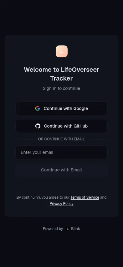 LifeOverseer Tracker