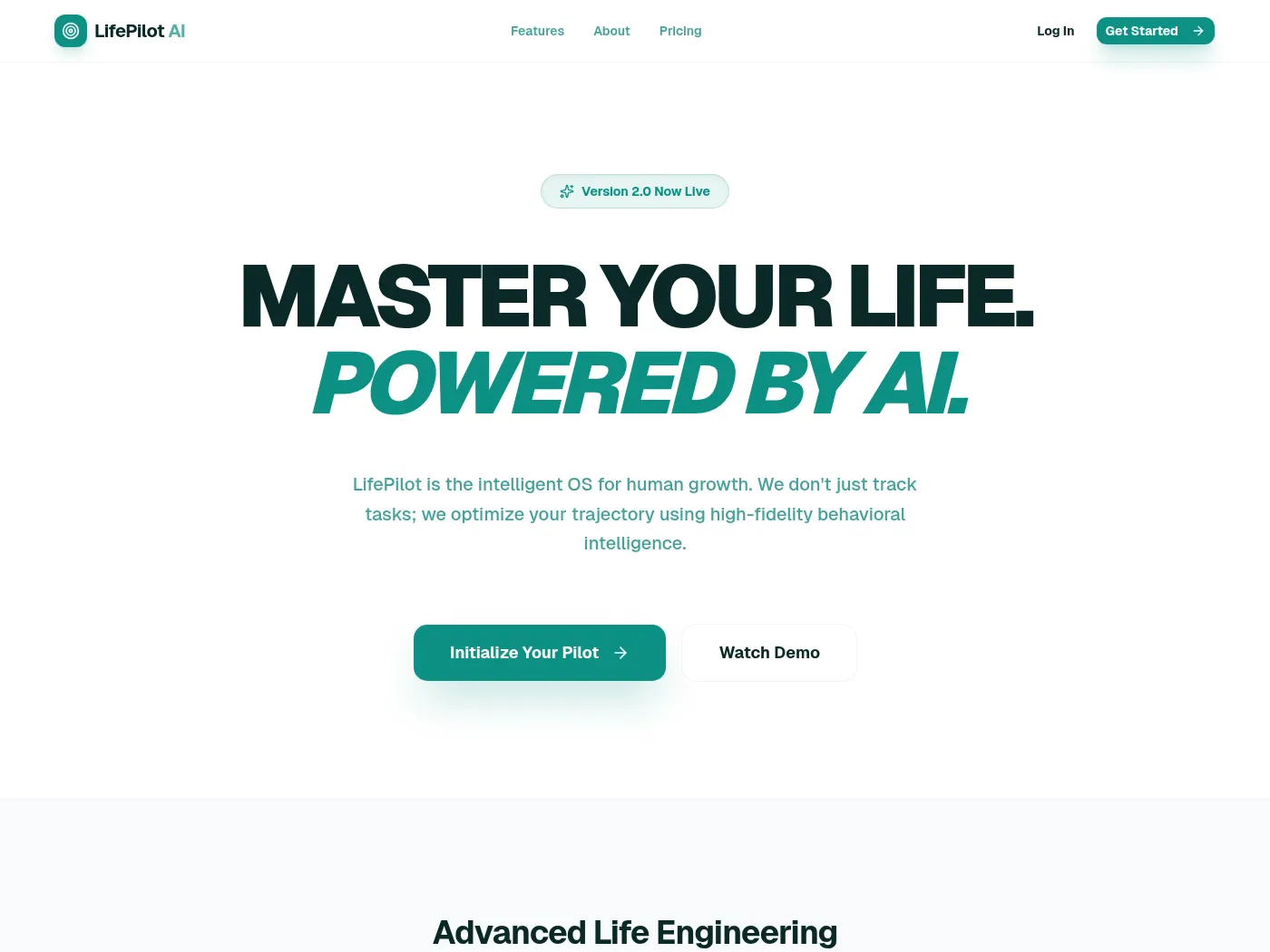 LifePilot AI Dashboard