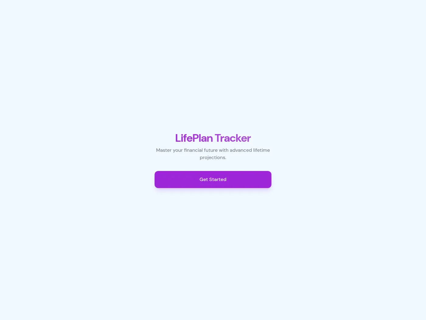 LifePlan Tracker