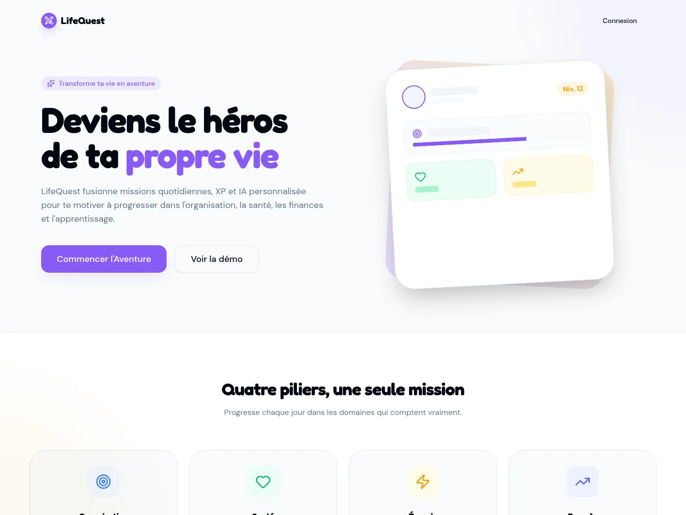 LifeQuest Adventure App