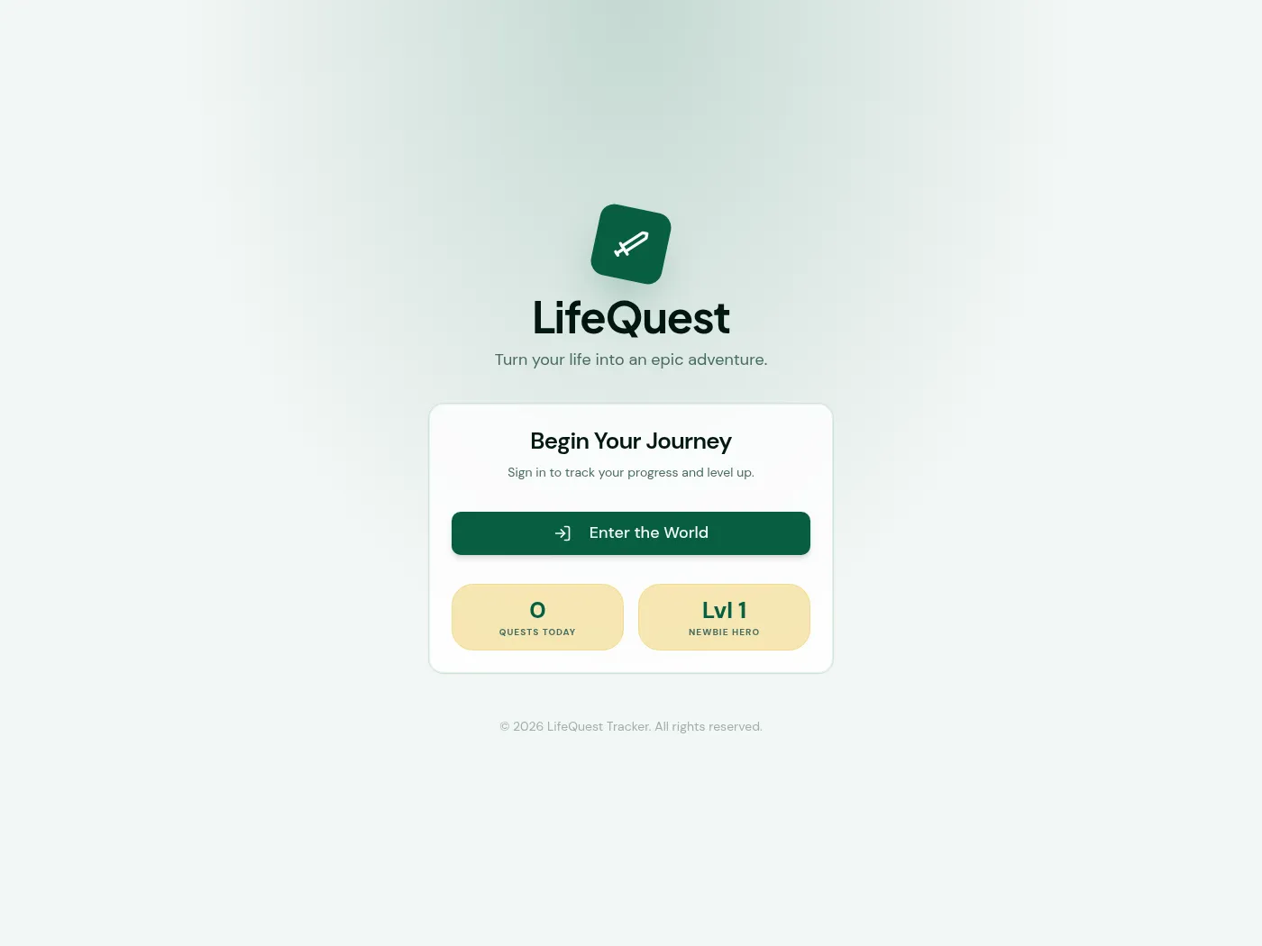 LifeQuest Tracker