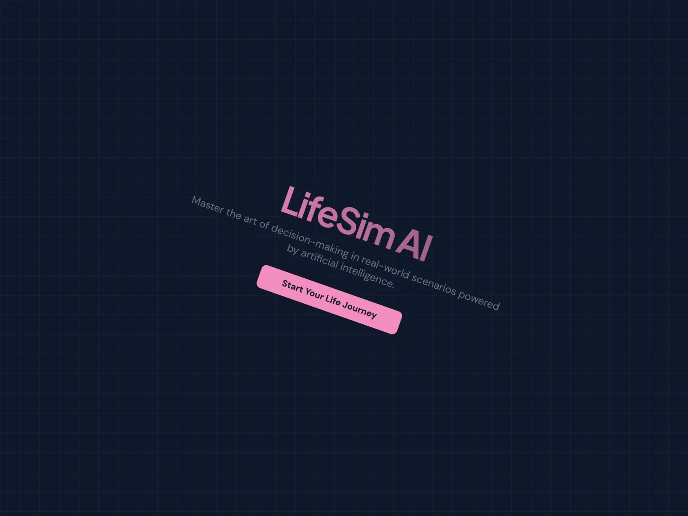 LifeSim AI Simulator