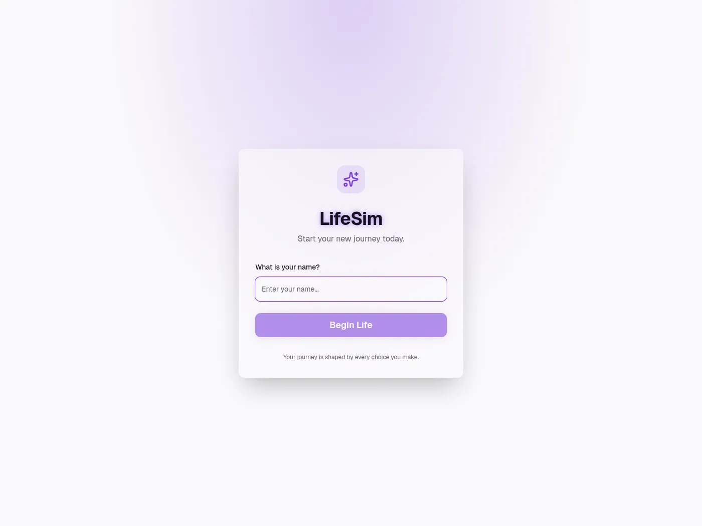 LifeSim Game