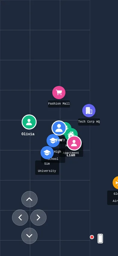 LifeSim: Virtual Phone World