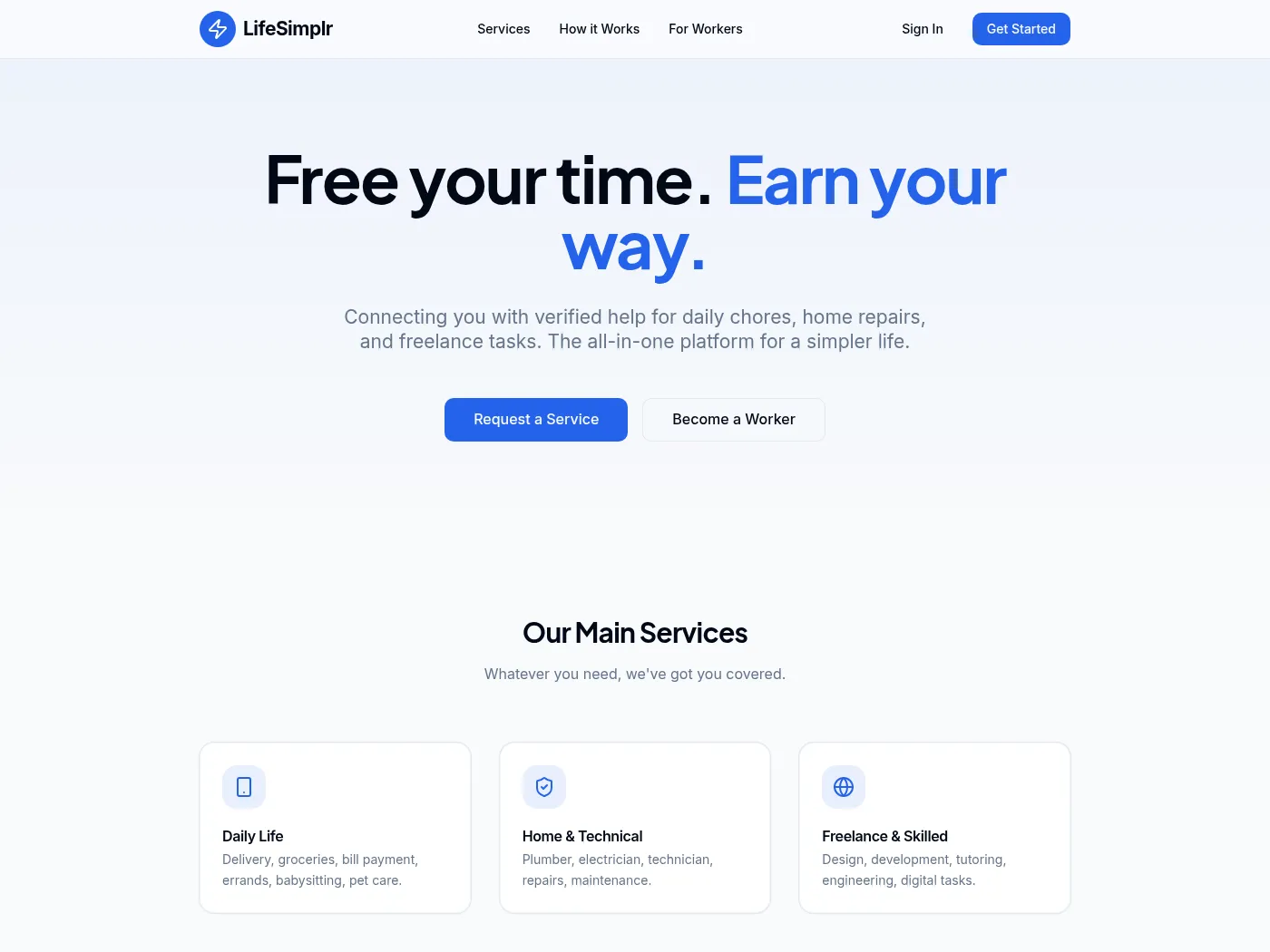 LifeSimplr Platform