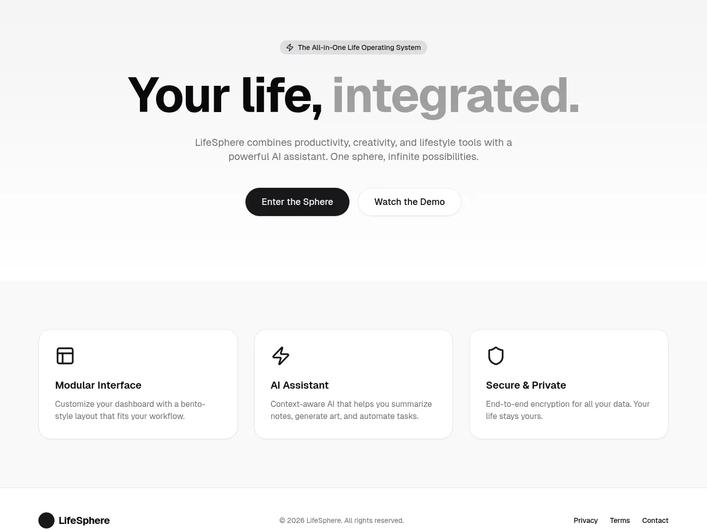 LifeSphere All-in-One App