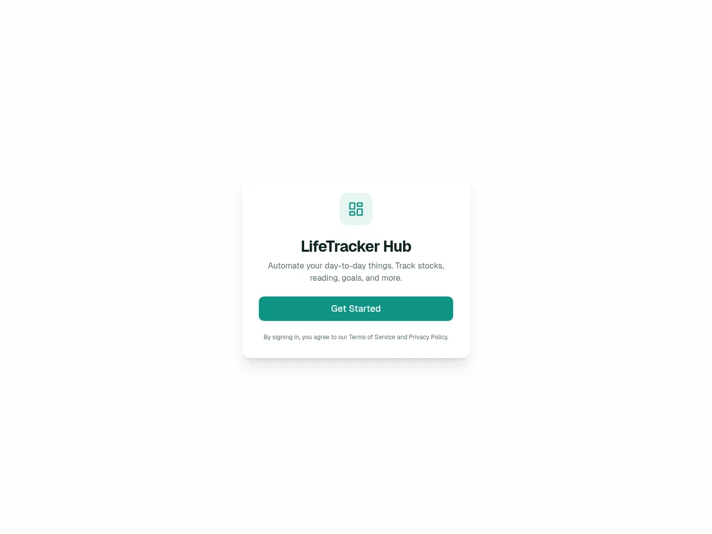 LifeTracker Hub
