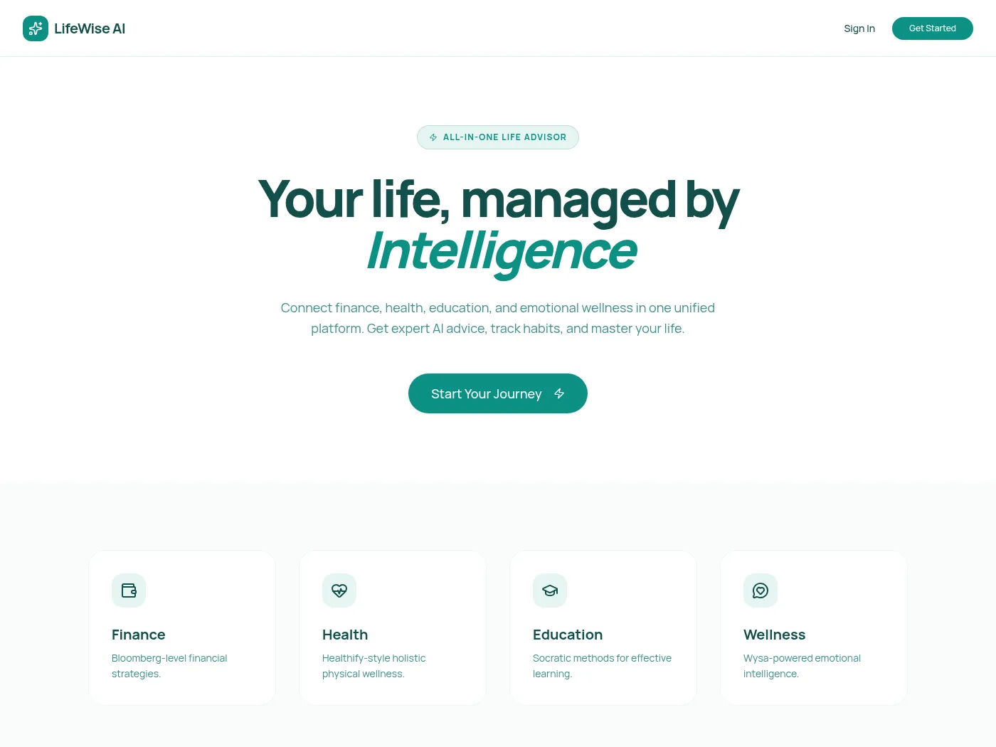 LifeWise AI Advisor