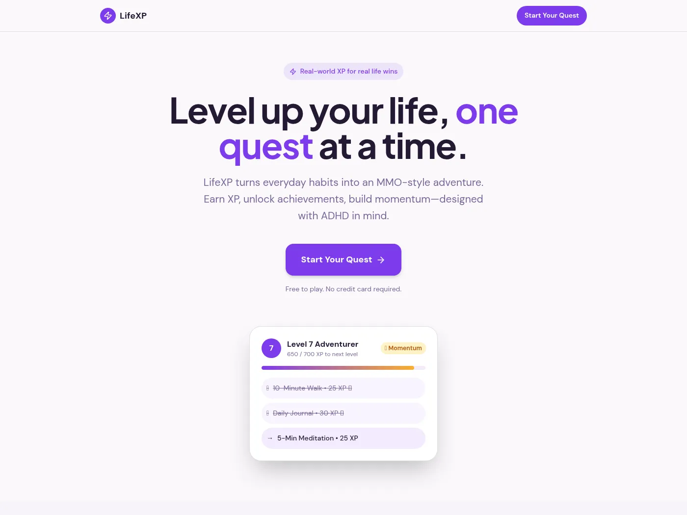 LifeXP Growth MMO