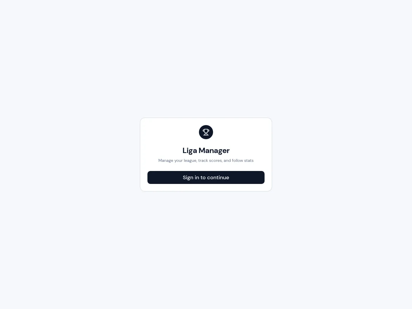 Liga Manager