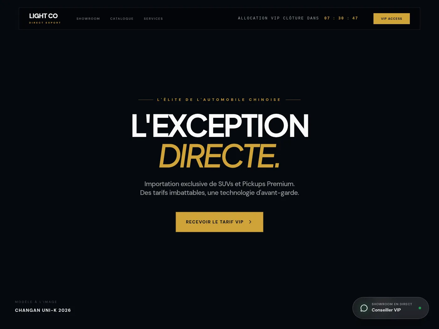 LIGHT CO Premium Landing