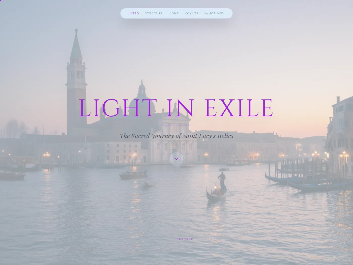 Light in Exile Exhibit