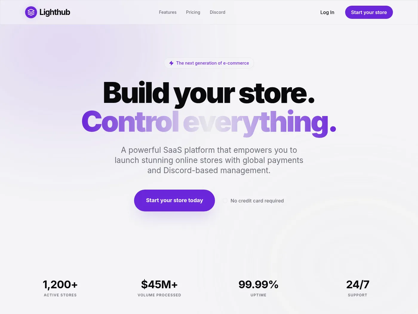 Lighthub Store Platform