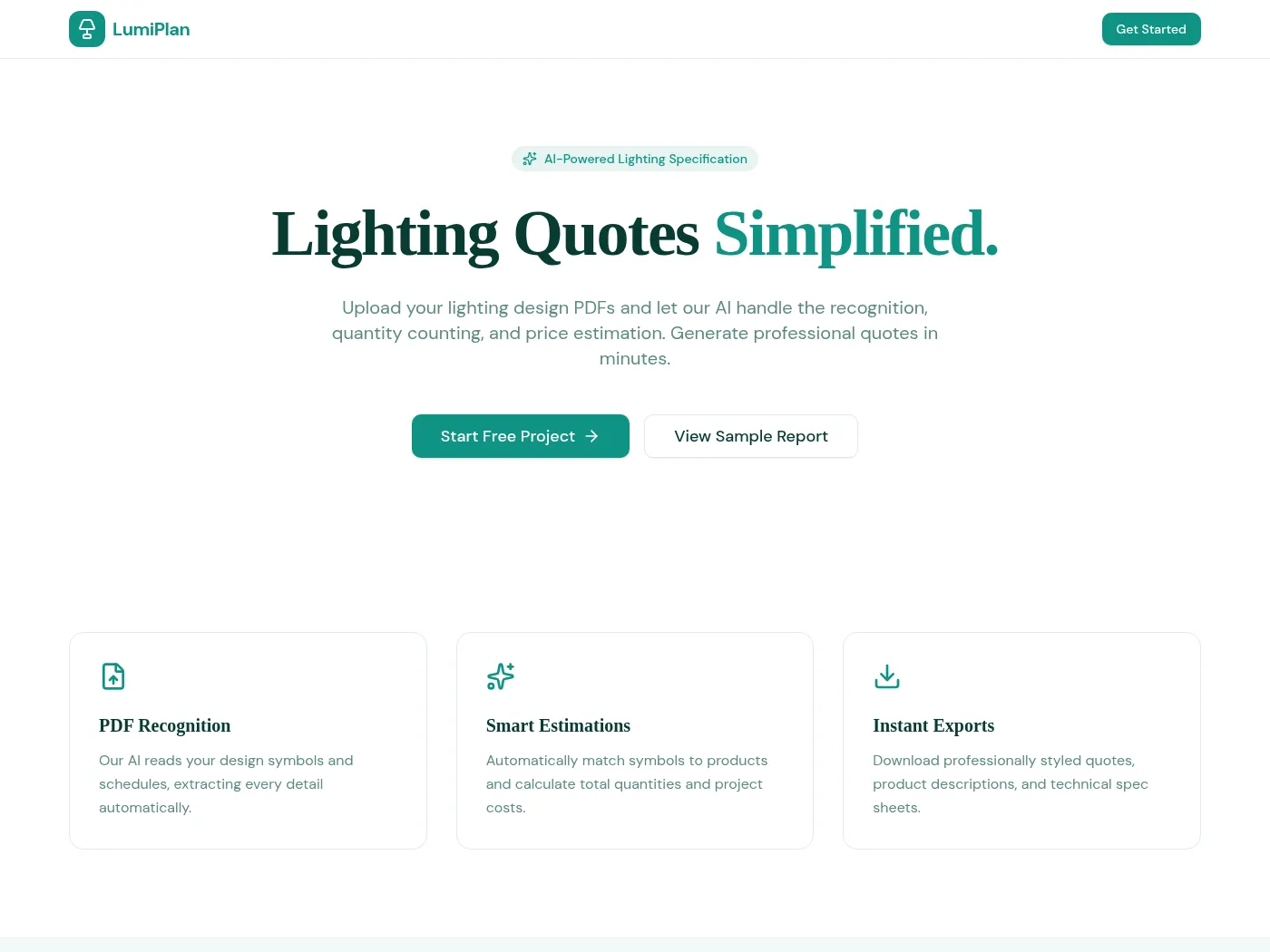 LumiPlan Web Suite