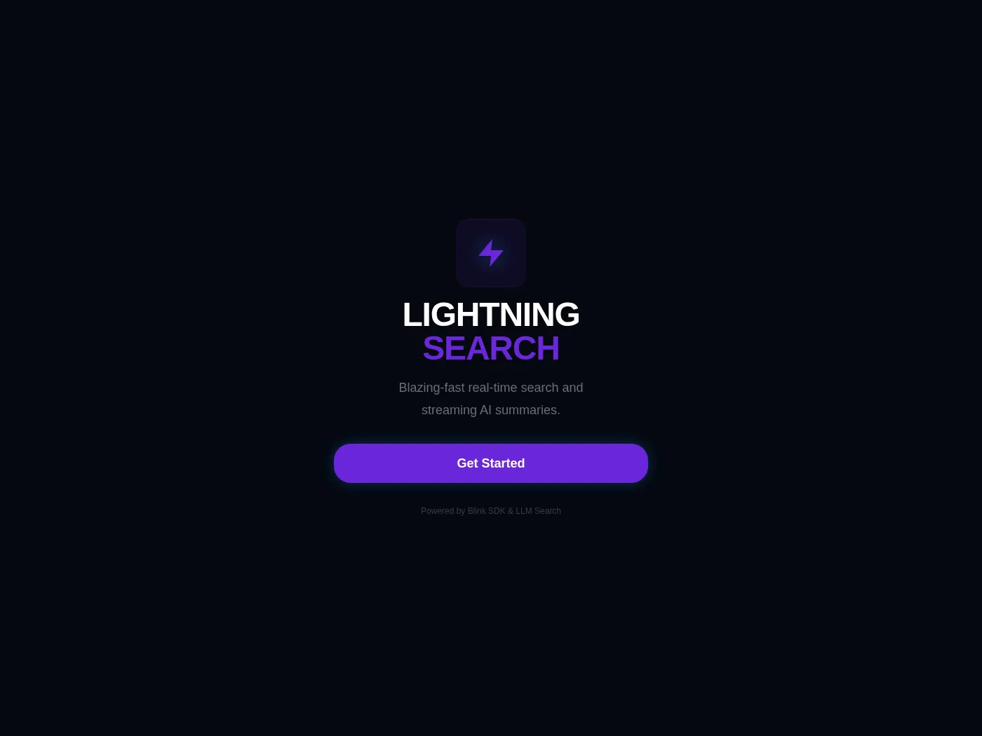 Lightning Chat Search