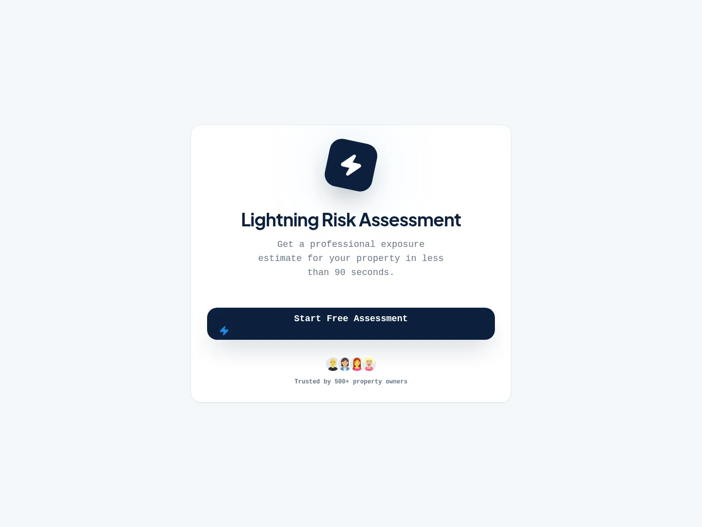 Lightning Risk Widget
