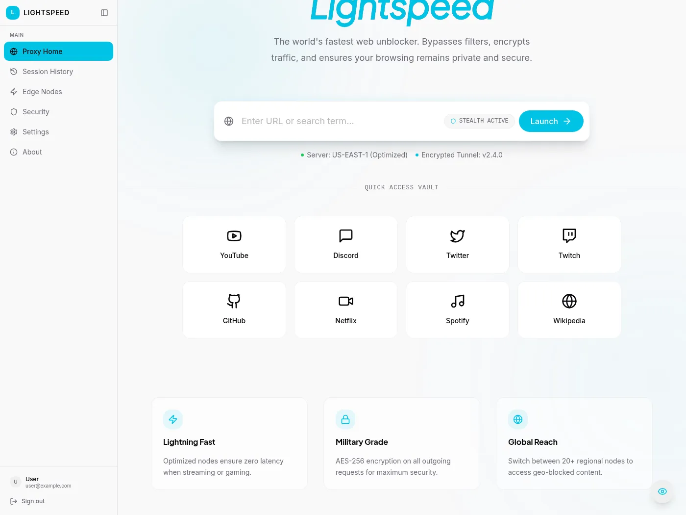 Lightspeed Unblock Proxy