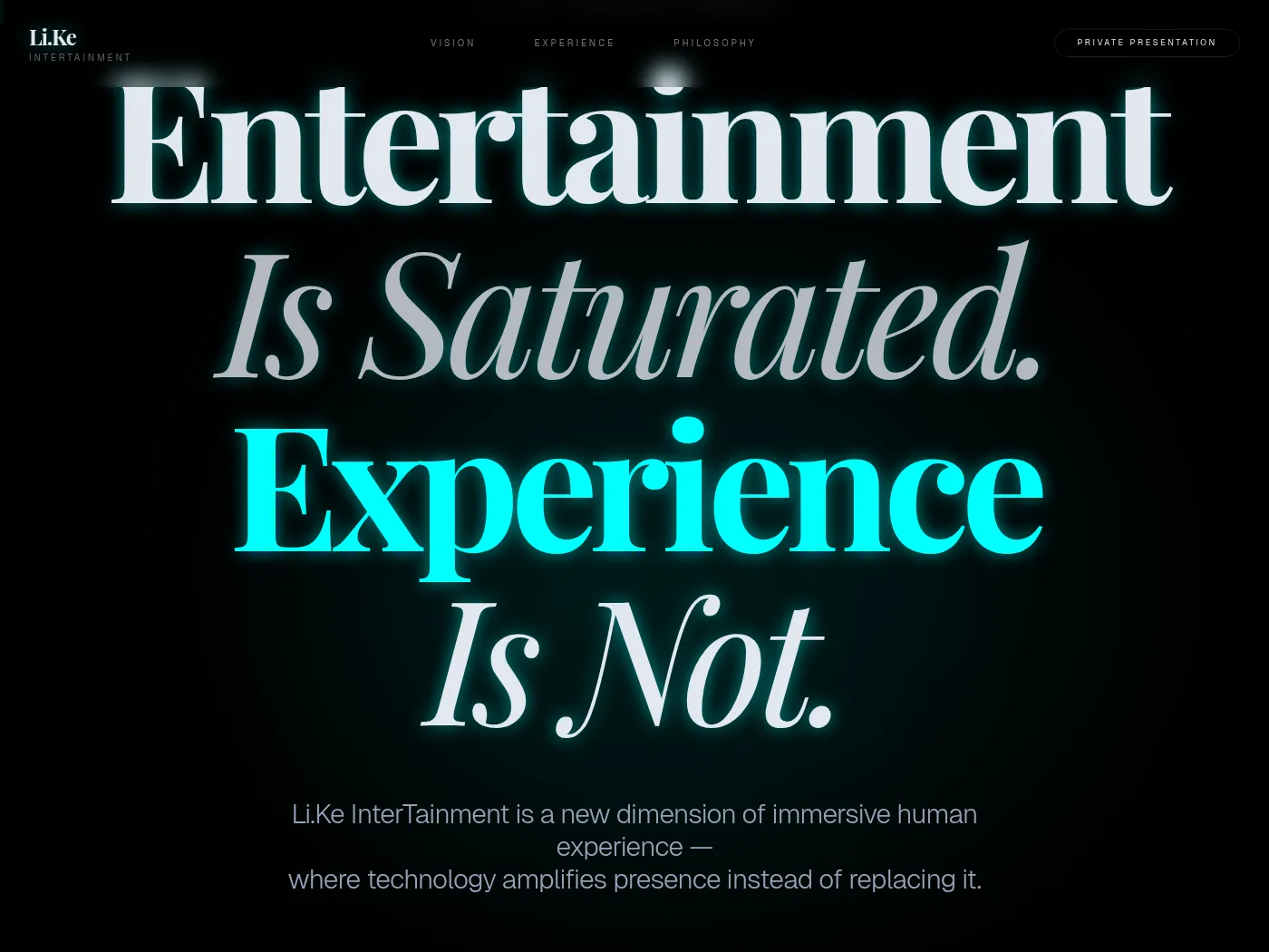 Li.Ke InterTainment Vision